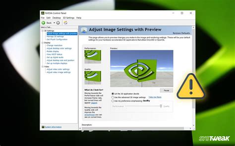 Image result for NVIDIA Control Panel Crashes On Open
