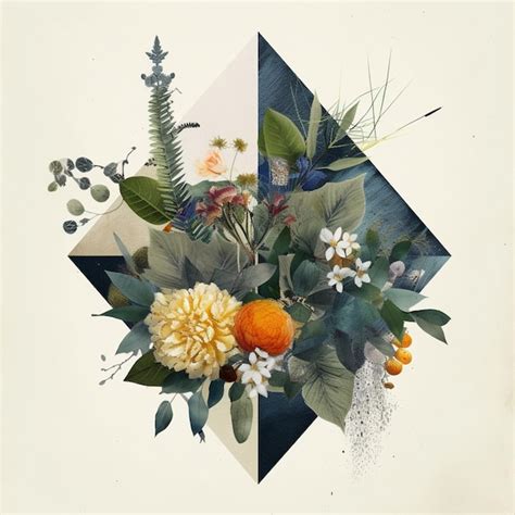 Image result for How to Make a Collage Using a Drawing of a Flower