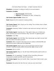 Image result for Mock Call Script Outbound Account