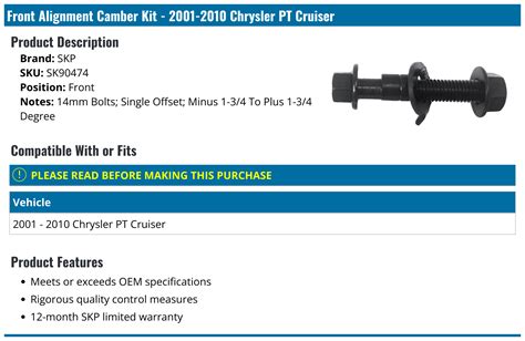 Image result for PT Cruiser Front End Alignment