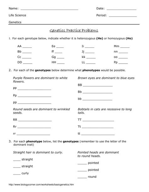 Image result for Genetics Practice