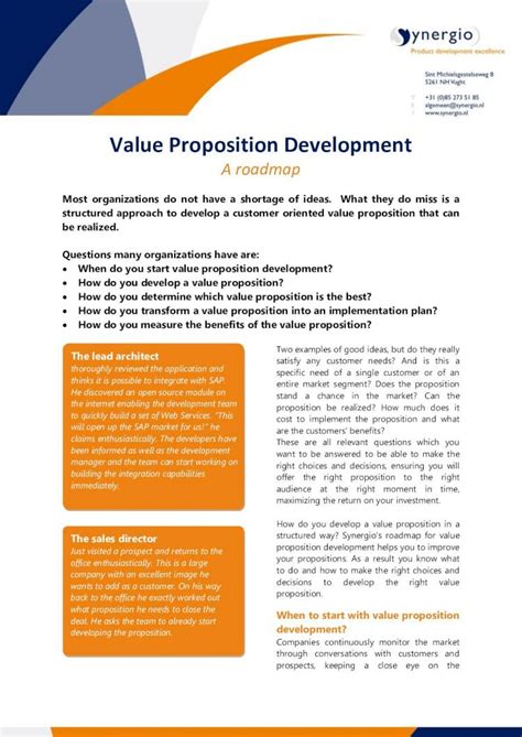 Image result for Value Proposition Development