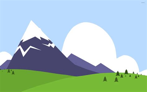Mountain scenery wallpaper - Vector wallpapers - #26612