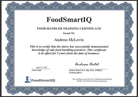 Image result for Food Handler Certification