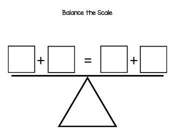 Image result for Worksheet of Balance the Scale for Class 2