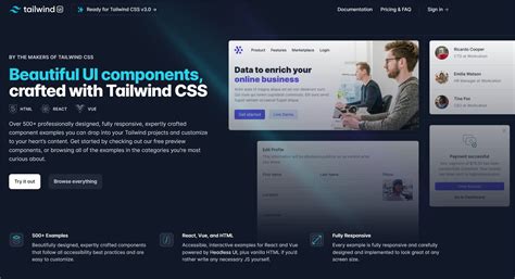 Image result for Tailwind UI Components