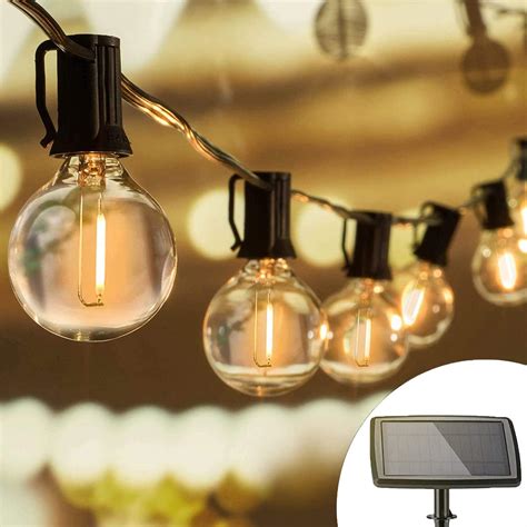 Image result for Outdoor Solar String Lights Amazon