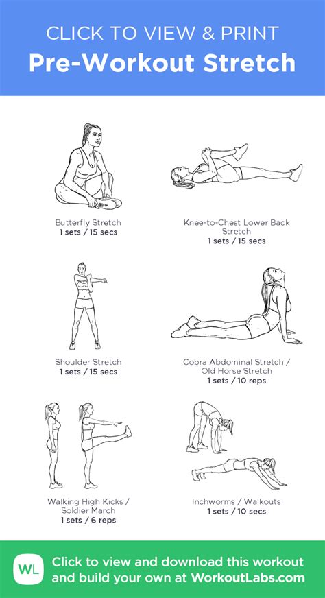 Image result for Pre-Workout Stretch Routine