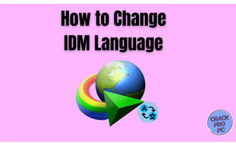 Image result for IDM Language Setting