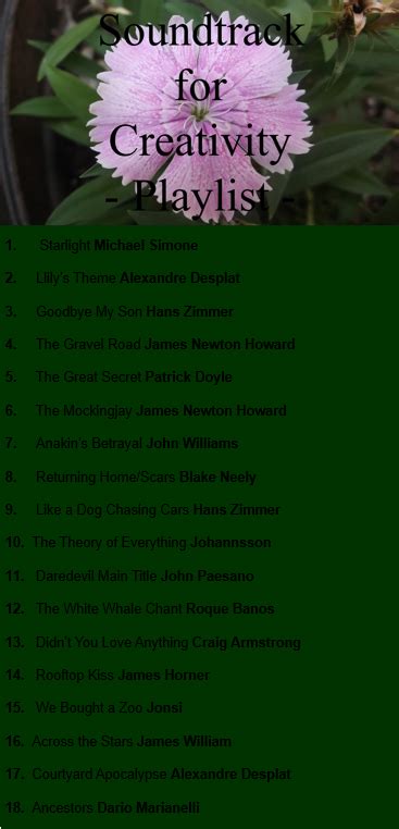 Image result for Creativity Soundtrack