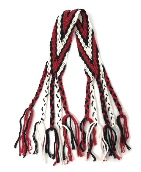 Image result for Chevron Pattern Finger Weaving