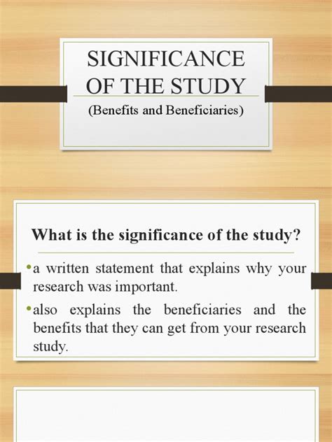 Image result for Significance of Study
