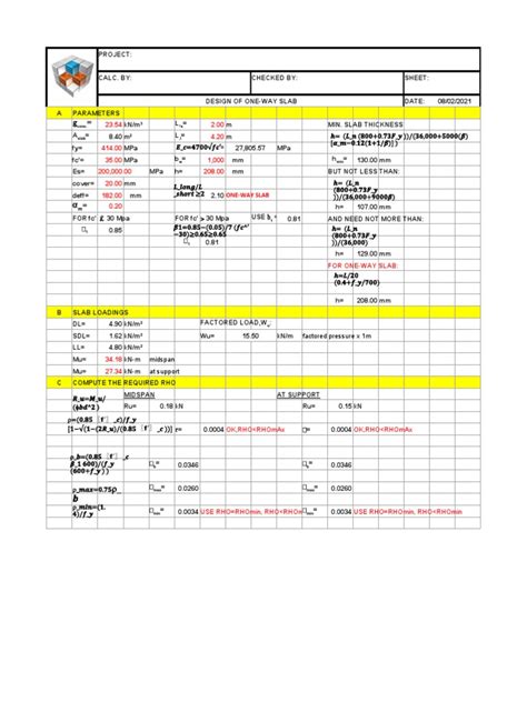 Image result for Concrete Slab Design Example