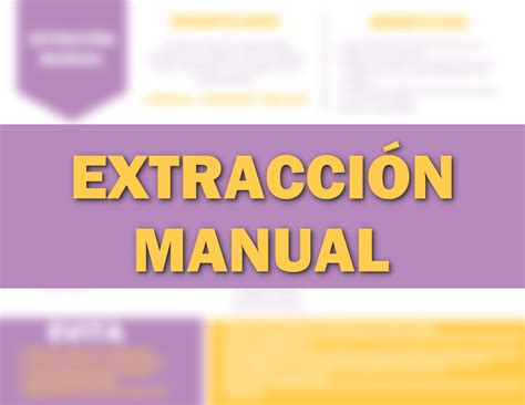 Image result for Manual Extraction