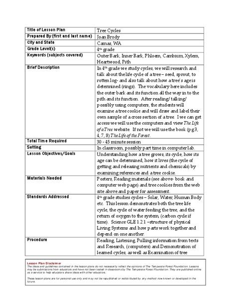 Image result for Tree Lesson