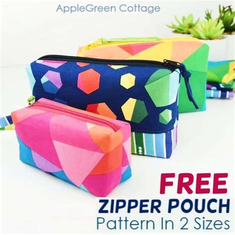 Image result for Zipper Pouch Pattern-Free