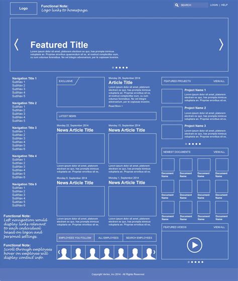 Image result for Intranet Page Design