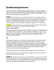 Image result for Synthesizing Sources