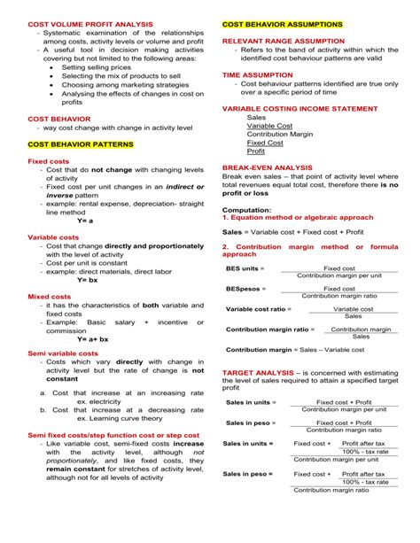 Image result for ACCA Tutorial for Management Performance in Cost Volume Analysis