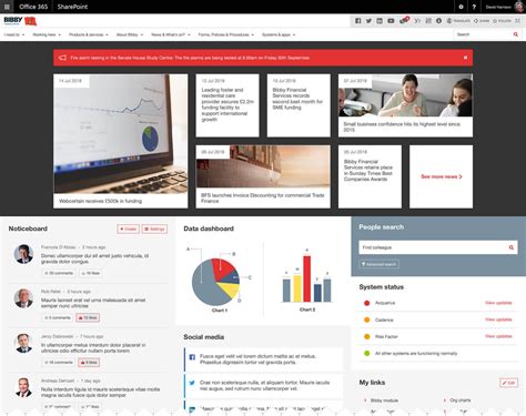 Image result for Intranet Homepage Examples