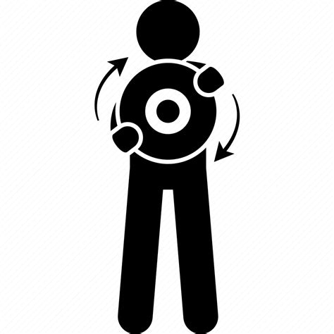 Image result for Neck Rotation Exercise Icon