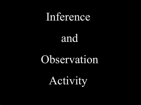 Image result for Observation and Inference Activity