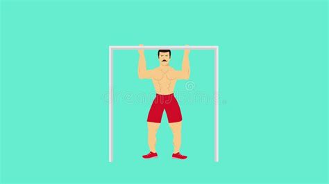 Image result for Pull-Ups Exercise Animated
