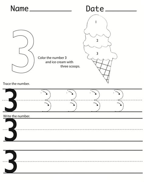 Image result for Learn to Write Numbers Printable