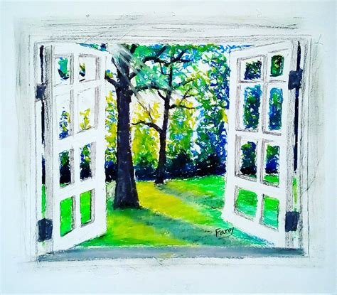 Image result for How to Draw an Open Window