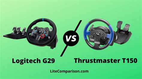 Image result for Thrustmaster T150 Pro vs Logitech G29