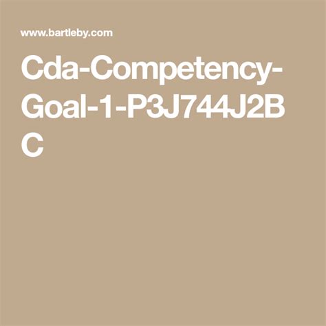 Image result for CDA Competency Goal 1 Examples