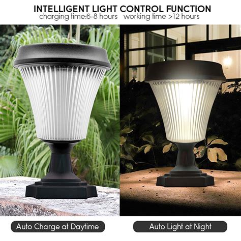 Image result for Post LED Light Solar Motion