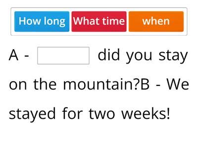 Image result for Question Words Past Simple Explanation