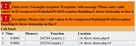 Image result for Exception Message