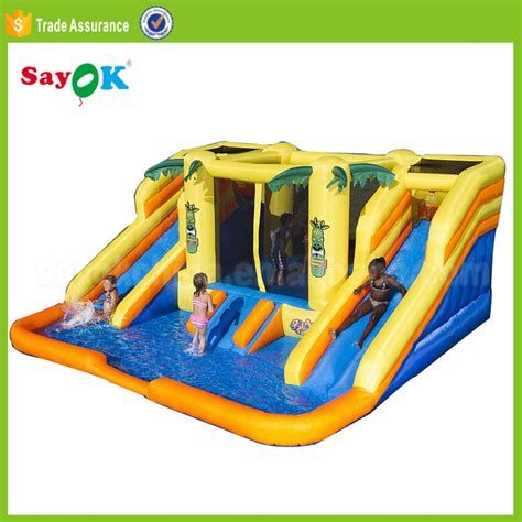 Image result for Inflatable Slide for Inground Pool