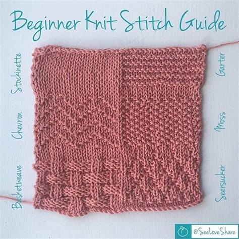 Image result for Knit Stitch Guide