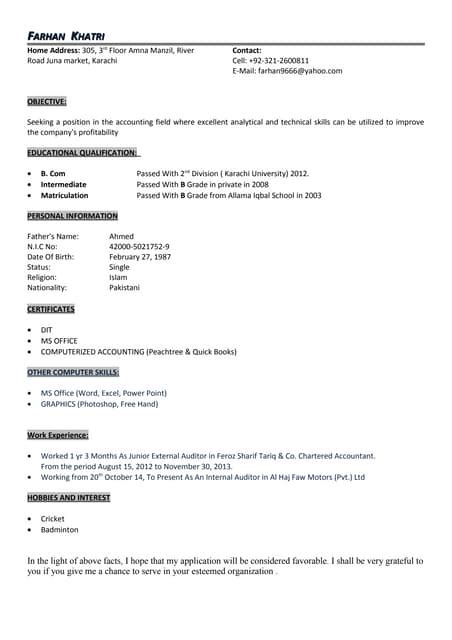 Image result for Update CV Format