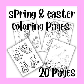Image result for Easter Spring Coloring Pages