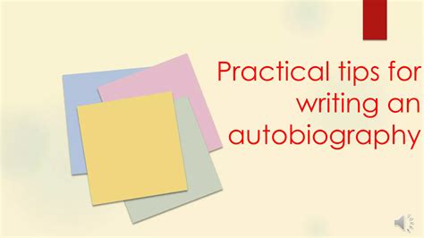 Image result for Writing Autobiography Tips