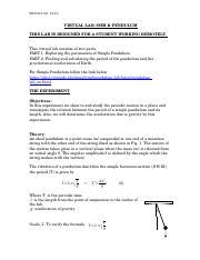 Image result for Compound Pendulum Demo Virtual Lab