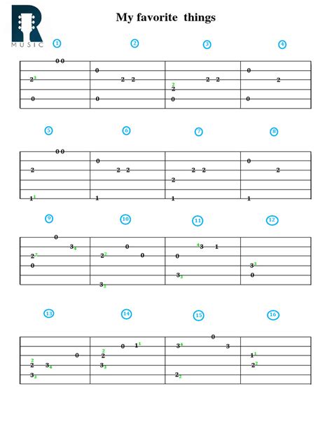 Image result for My Favorite Things Guitar Tutorial