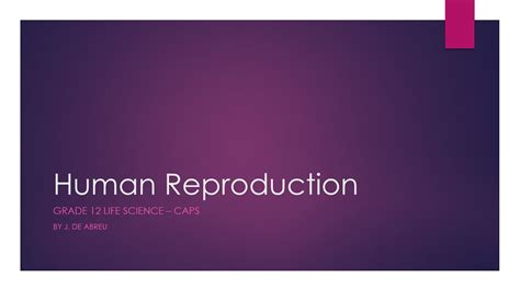Image result for Life Science Grade 12 Human Reproduction