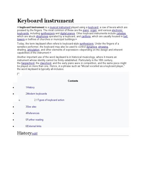 Image result for Historical Background of a Musical Keyboard