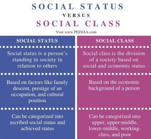 Image result for Difference Between Class and Status
