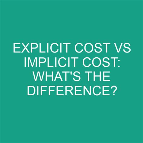Image result for Implicit Cost