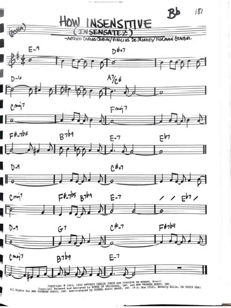 Image result for How Insensitive Cover