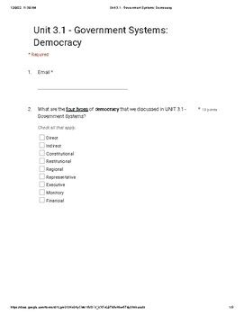 Image result for Types of Government Systems Worksheet