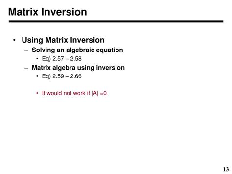 Image result for Matrix Inversion Method Examples 2By 2