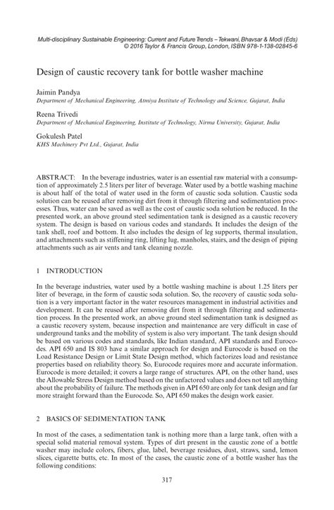 Image result for Design of Recovery Tank