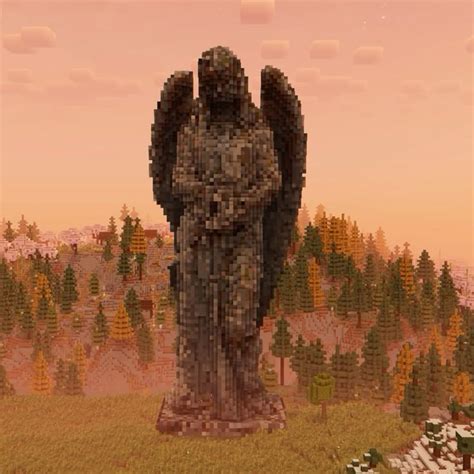 Image result for Small Simple Angel Statue Minecraft